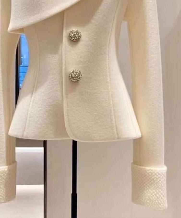 Lola | Asymmetric Buttoned Blazer – Emma & Jack Boston